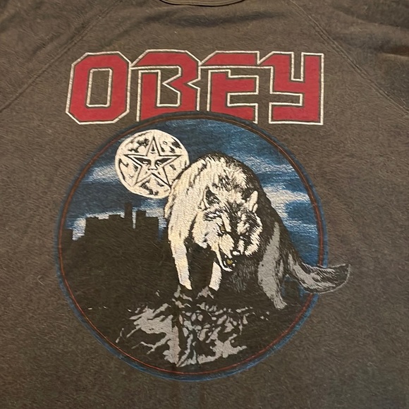 Obey | Sweaters | Vintage Obey Crew Neck Sweatshirt | Poshmark